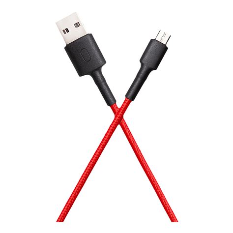 Buy Mi Type A To Micro Usb Feet M Cable Tangle Free Design Red Online Croma