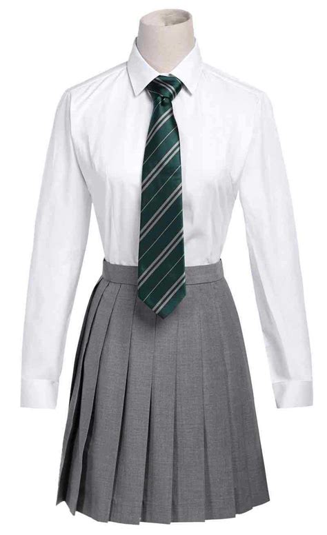 贈領帶 哈利波特 校服百褶裙 白襯衣領帶 赫敏週邊cosplay男女白襯衫學院風西褲 蝦皮購物