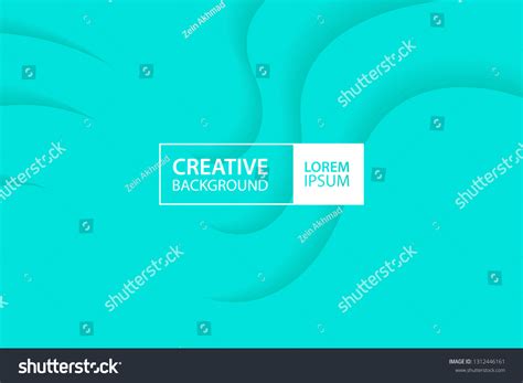 Wavy Geometric Background Trendy Gradient Shapes Stock Vector Royalty Free 1312446161