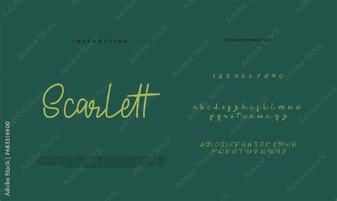 handwritten script font hand drawn brush style modern calligraphy
