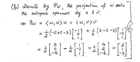 Orthogonal Projection Onto A Subspace • Physics Forums