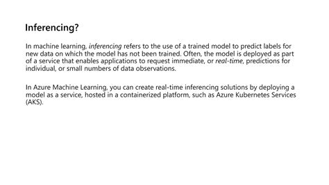 Deploying Models Ppt