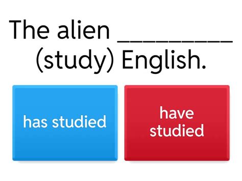 Present Perfect Regular Verbs Quiz