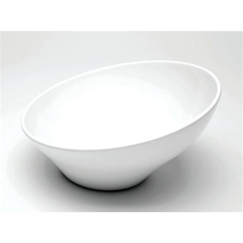 Elite Pappasan Collection 2 Qt Round White Melamine Bowl 11 12dia X 6d