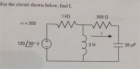 Solved For The Circuit Shown Below Find I Chegg