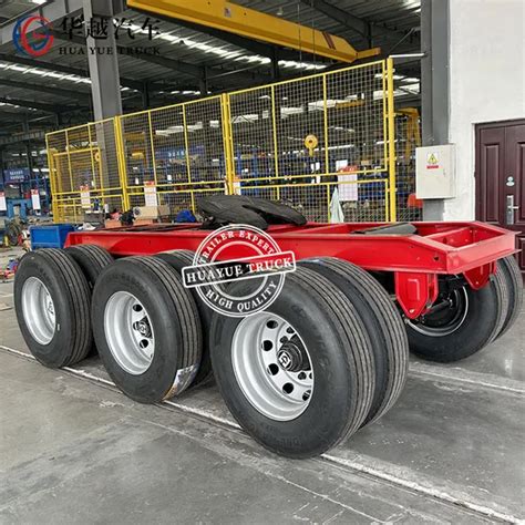 China 3 Axle Flat Bed Dolly Trailer With Good Performance For Road