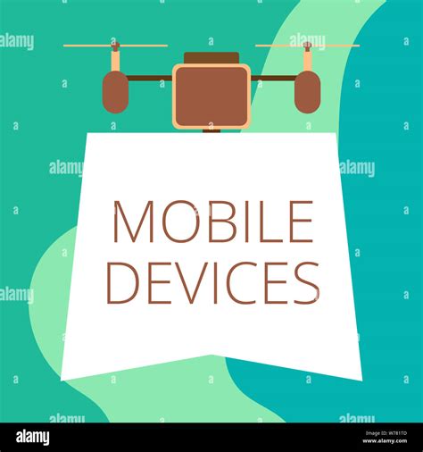 Conceptual Hand Writing Showing Mobile Devices Concept Meaning A