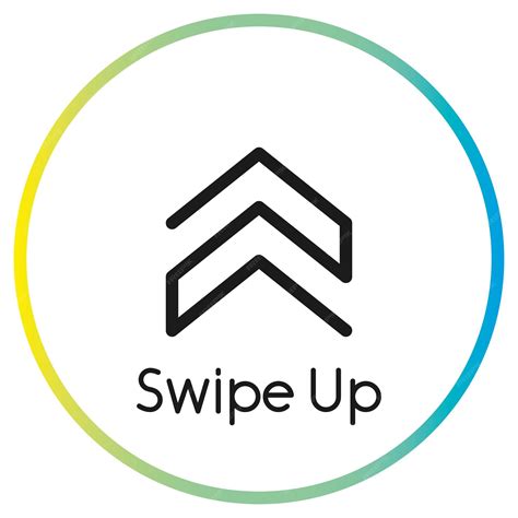 Premium Vector Swipe Up Icon Scroll Line Symbol On White Background