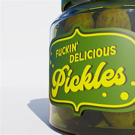 Pickles 3d Models By Adriana Marino On Dribbble