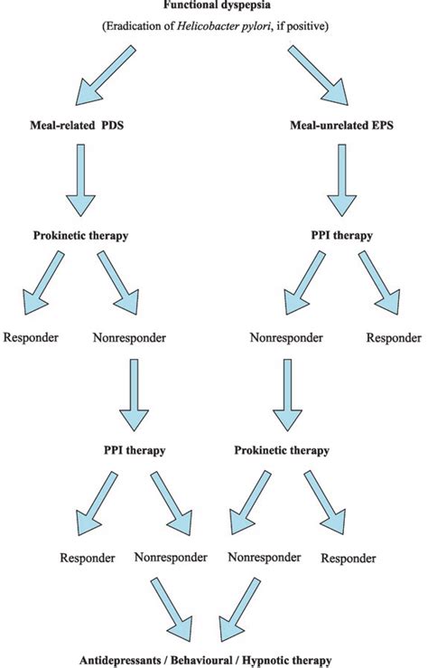 2 Treatment Algorithm For The Management Of Functional Dyspepsia In The Download Scientific