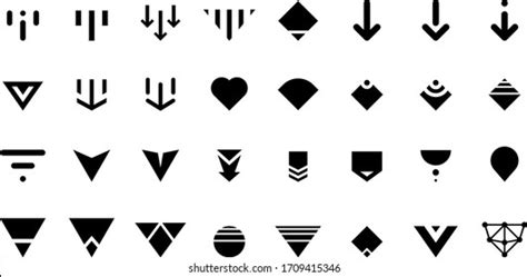 Swipe Top Down Download Icon Scroll Stock Vector Royalty Free 1709415346 Shutterstock