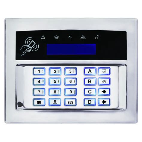 pyronix euro casing for lcdpz keypad chrome pyr eur lcd casing chro