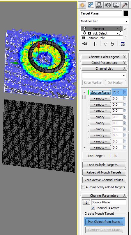 Управляем деформацией с помощью объема урок 3ds Max