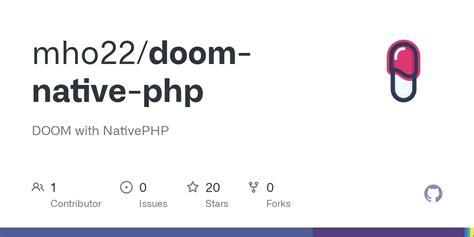 github mho22 doom native php doom with nativephp