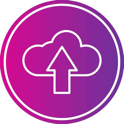 Cloud Computing Line Gradient Circle Icon 51300706 Vector Art At Vecteezy