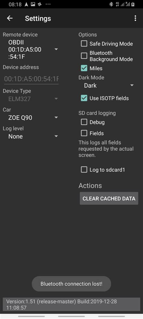 settings keep clearing · issue 606 · fesch canze · github