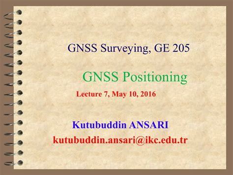 Gnss Data Collection Ppt Geography Science