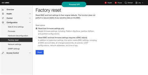 Factory Reset · Issue 45 · Openbmcwebui Vue · Github