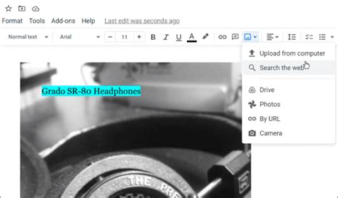 How to Layer Images in Google Docs
