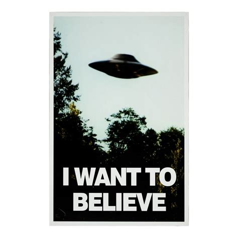 Lot 460 Fox Mulders David Duchovny I Want To Believe Poster X