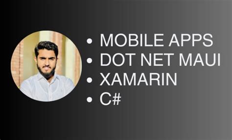 develop multi and cross platforms using xamarin form or dot net maui by