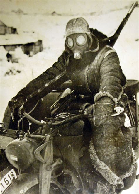 German Soldier Ww1 Gas Mask