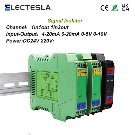 1input 12 Output 4 20ma 0 5v Dc24220v Analog Signal Isolation