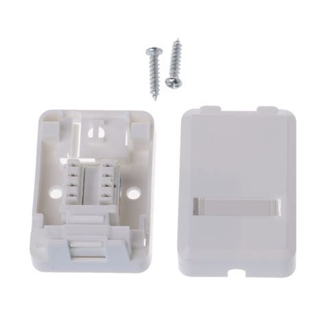 RJ Box With Cat6 Module Desktop Box Single Port Pa Vicedeal