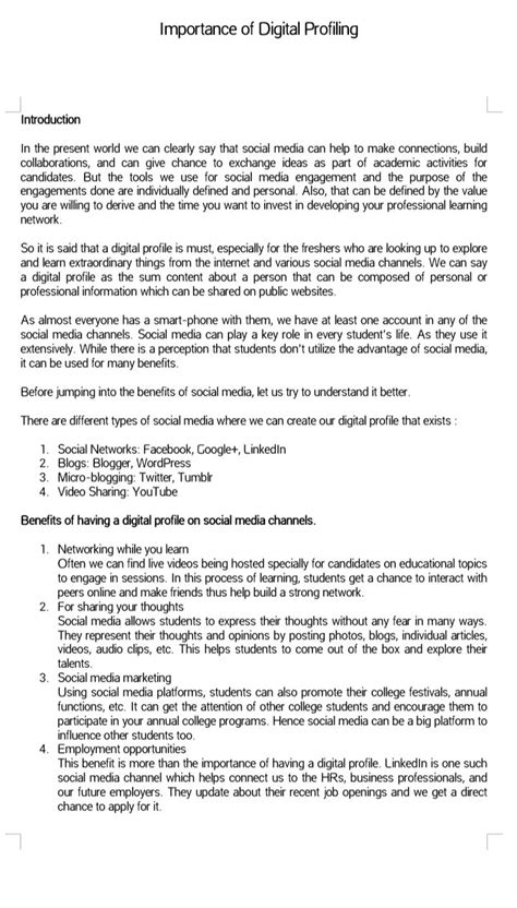 The Power Of Digital Profiling 🌐 Digital Profiling Is Your Virtual