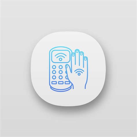 Nfc Payment Terminal App Icon Payment With Nfc Sticker Pos Terminal