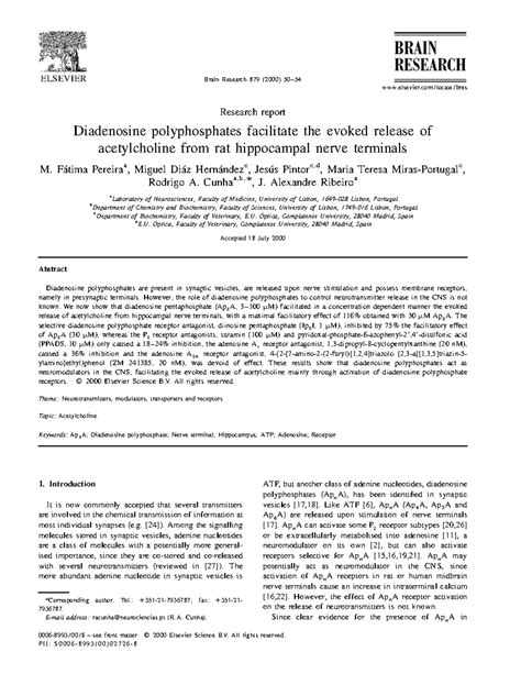 Diadenosine Polyphosphates Facilitate Th Fatima Pereira Miguel Diaz Hernandez Jesus Pintor