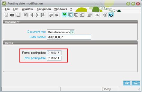 How To Modify The Posting Date Of Sage X3 Transactions Sage X3