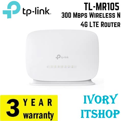 Tp Link Tl Mr Mbps Wireless N G Lte Router Lazada Co Th