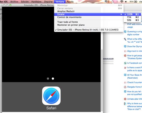 Ios Xcode How To Show The Simulator As A Real Iphone Stack Overflow