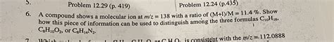solved ﻿problem 12 29 p 419 problem 12 24 p 435 a