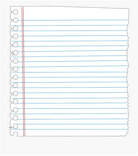 Notebook Paper Notepad Transparent Background PNG Clipart