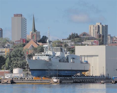Hmcs St Johns On The Syncrolift Roger Litwiller
