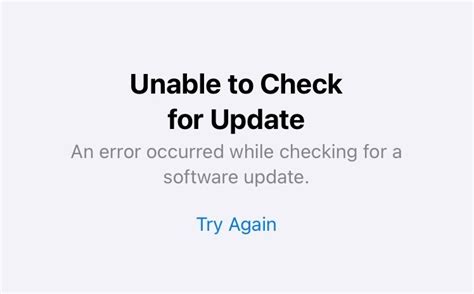 Fix IOS Unable To Check For Update Error On IPhone IPad