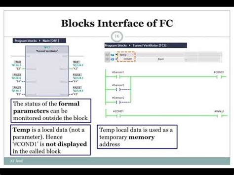 TIA Portal: Programming using function FC - YouTube