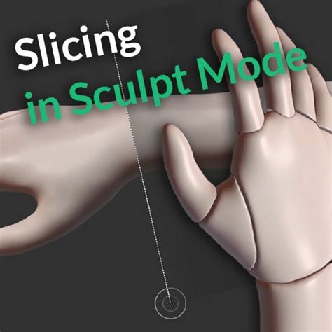 Slicing Objects In Sculpt Mode — 3d Secrets Blender Secrets