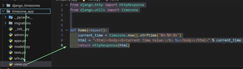 Python Django Set Timezone