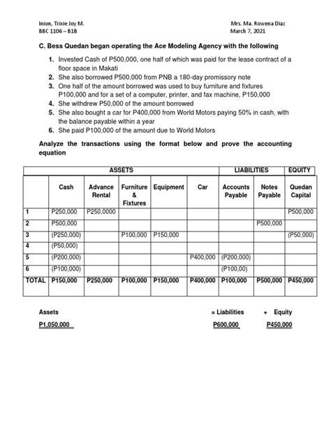 Accounting Midterm Assignment Pdf