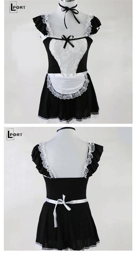 Naughty Maid Costume Maid Costume Roleplay Costume Woman Lingerie