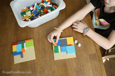 Lego Arrays Multiplication Game Frugal Fun For Boys And Girls