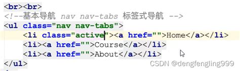 bootstrap标签和导航条件组件学习（七） bootstrap标签式导航组件 csdn博客