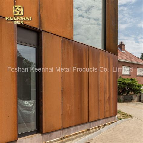 Chinese Wall Cladding Rusting Finishing Steel Sheet Plate Kh Cs 03