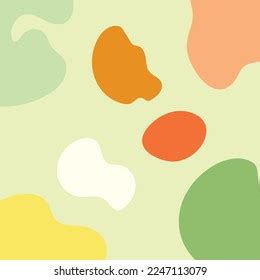 Blob Abstract Wallpaper Concept Illustration Backdrop Stock Vector Royalty Free