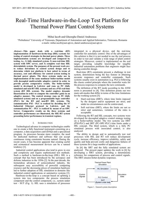 pdf real time hardware in the loop test platform for thermal power