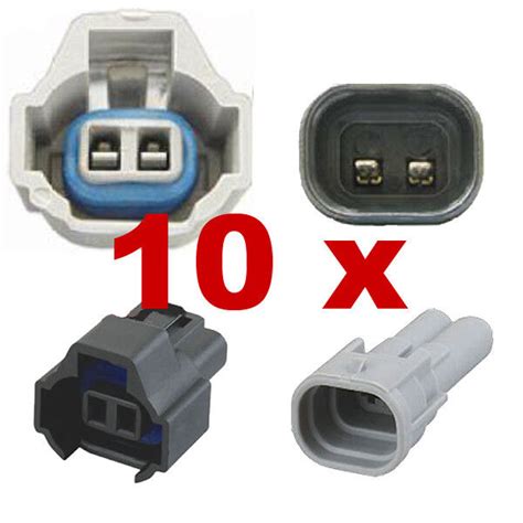 Fuel Injection Connectors NIPPON DENSO DUAL SLOT X Set Injector Plug Auto EBay