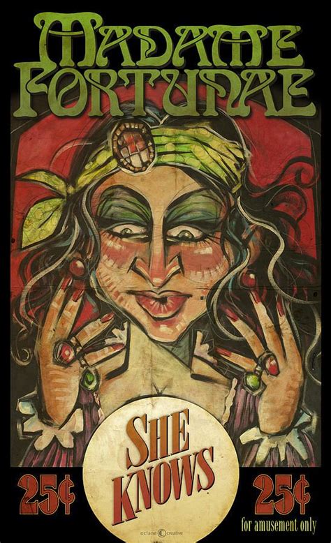 Vintage Fortune Telling Vintage Circus Posters Vintage Fortune